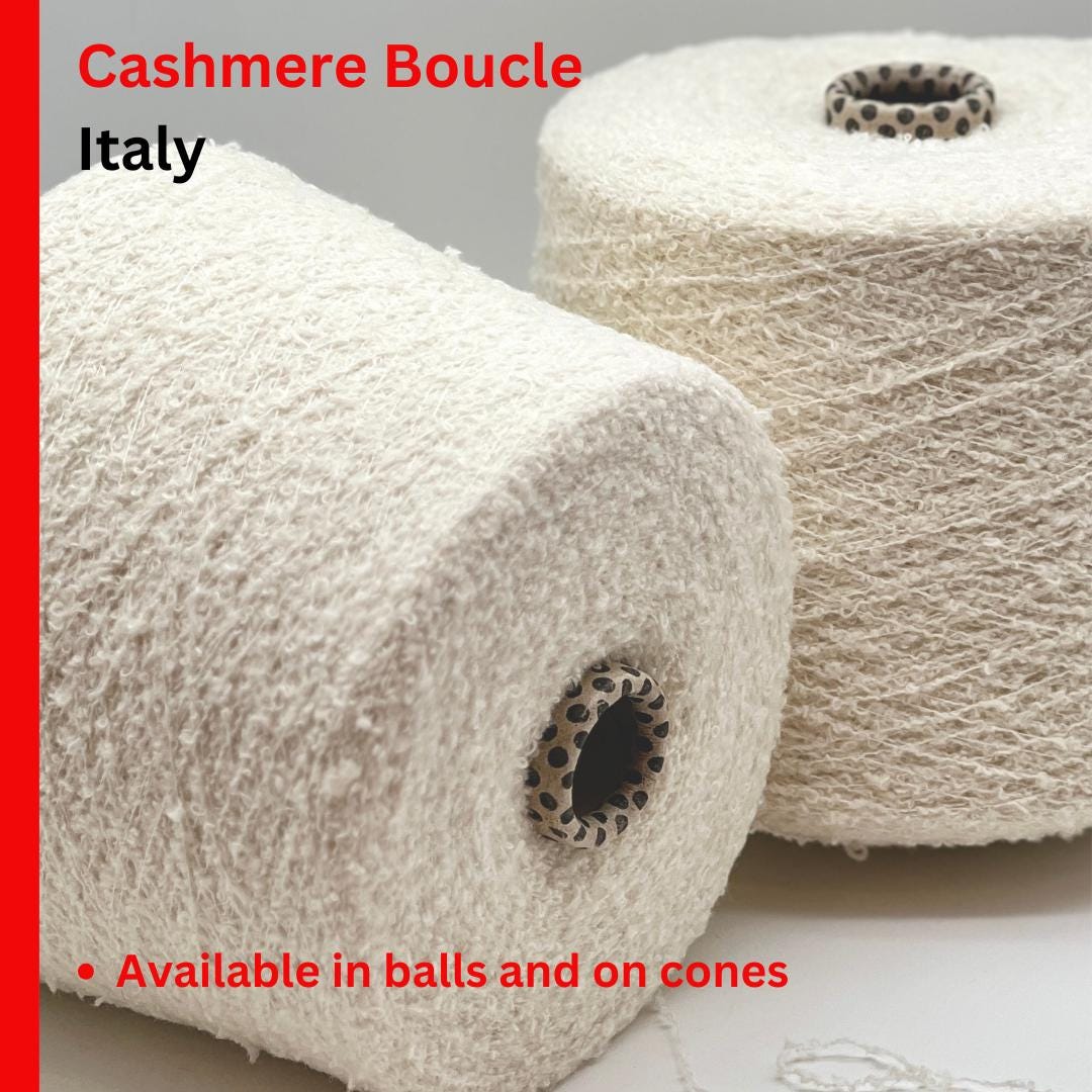 Biagioli Modesto Cashmere Bouclé | 86% Cashmere | iDOKNiT